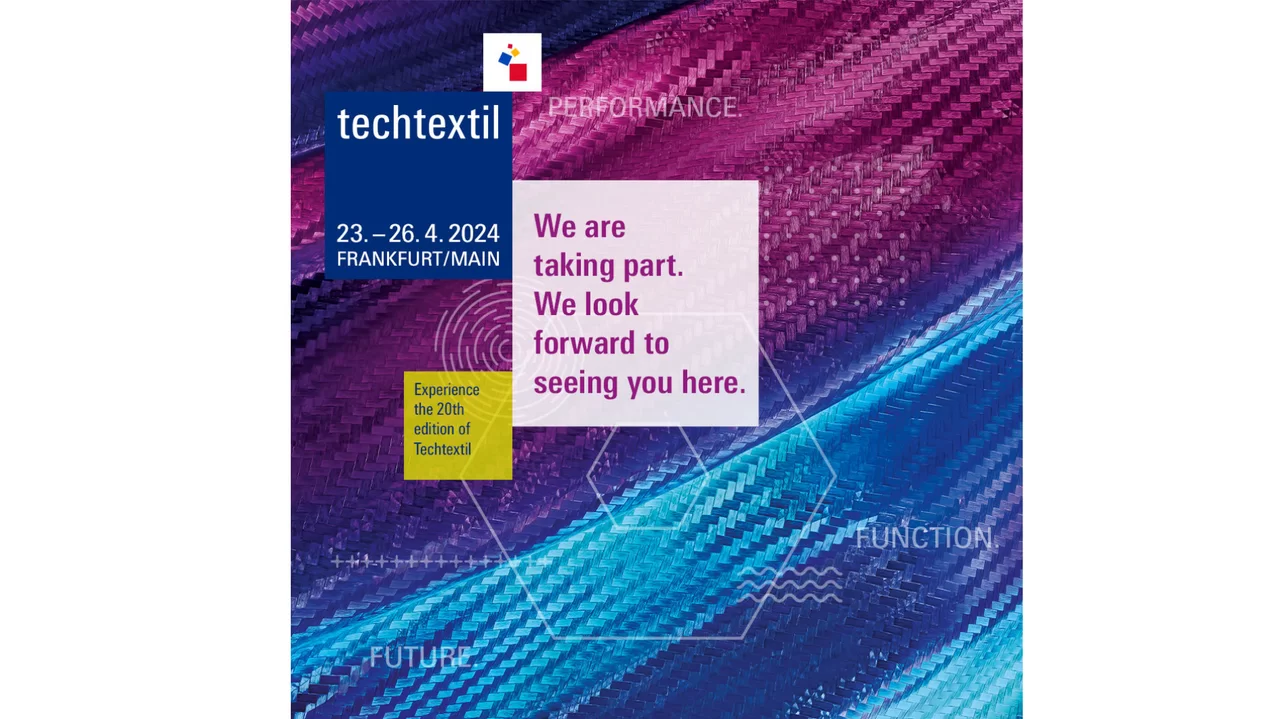 Current logos of Techtextil, event motifs and advertising material for ...